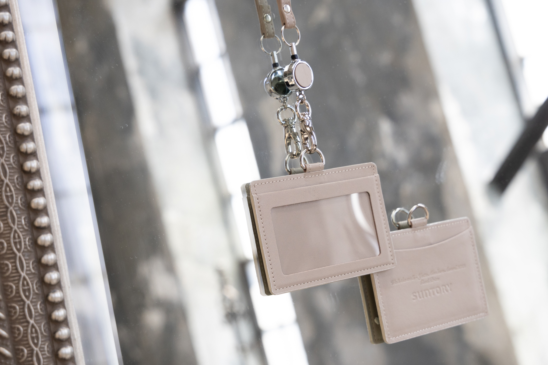 Gray & Greige ID Card Holder