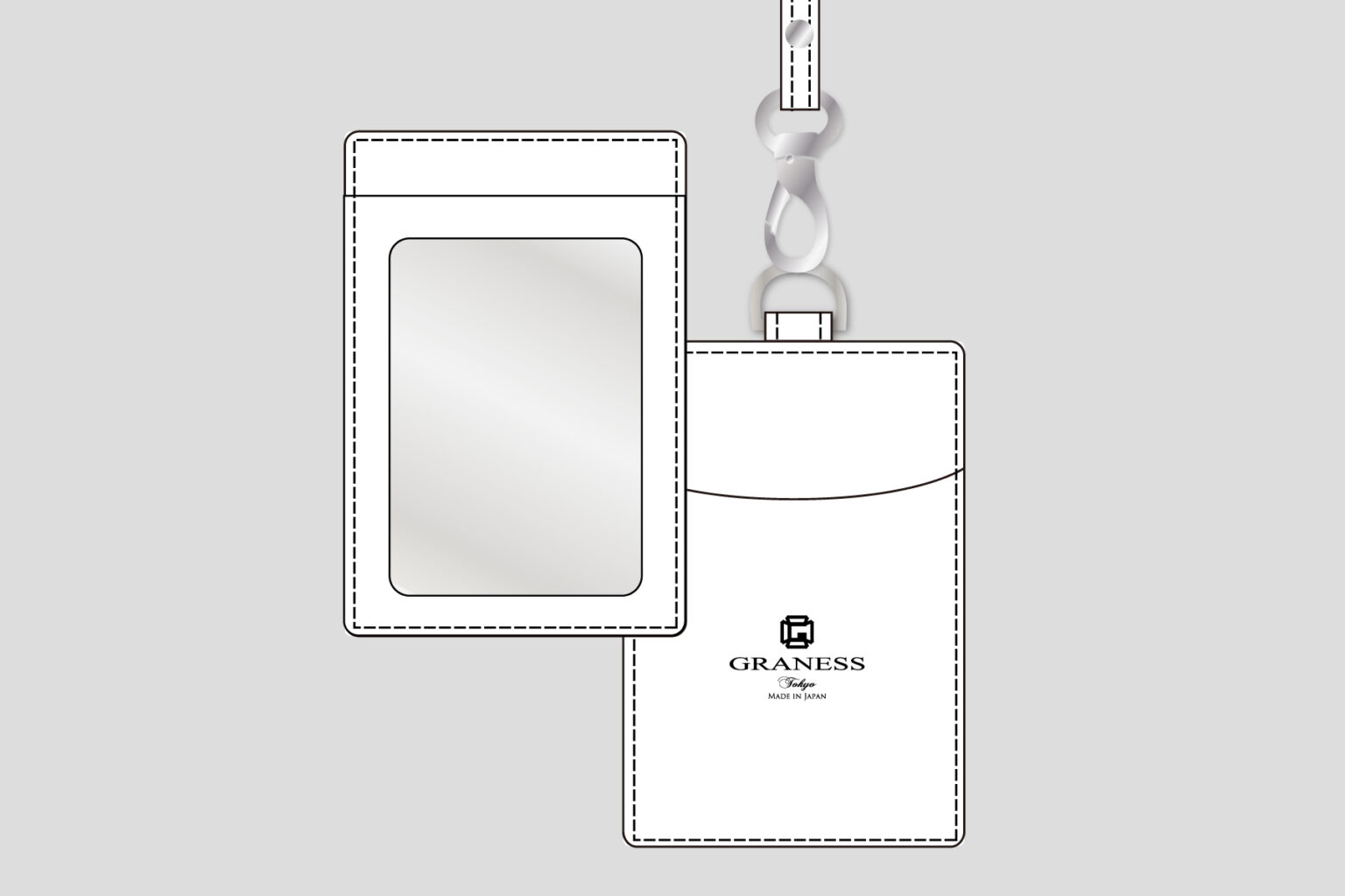 Vertical ID Case
